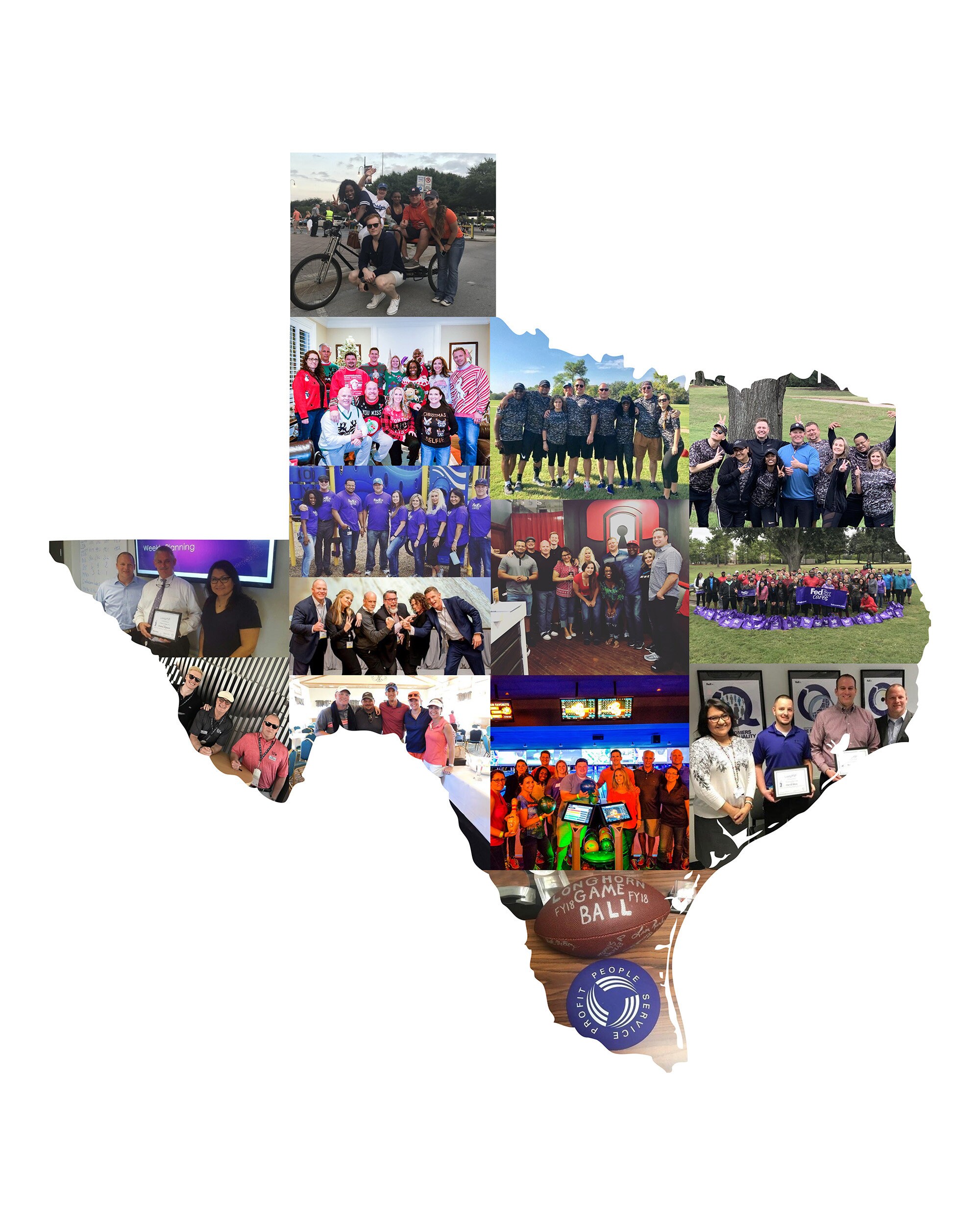 Personalized Texas State Map Photo Collage Gift | Etsy