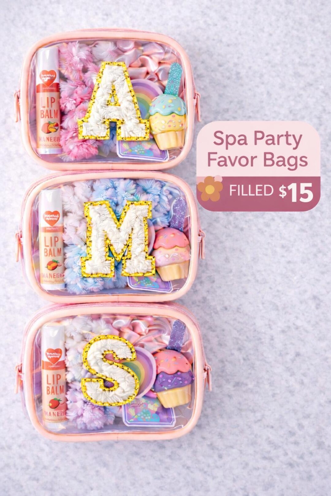 Kids Spa Party Favor Bags – Fully Filled Personalized Girls Spa ...