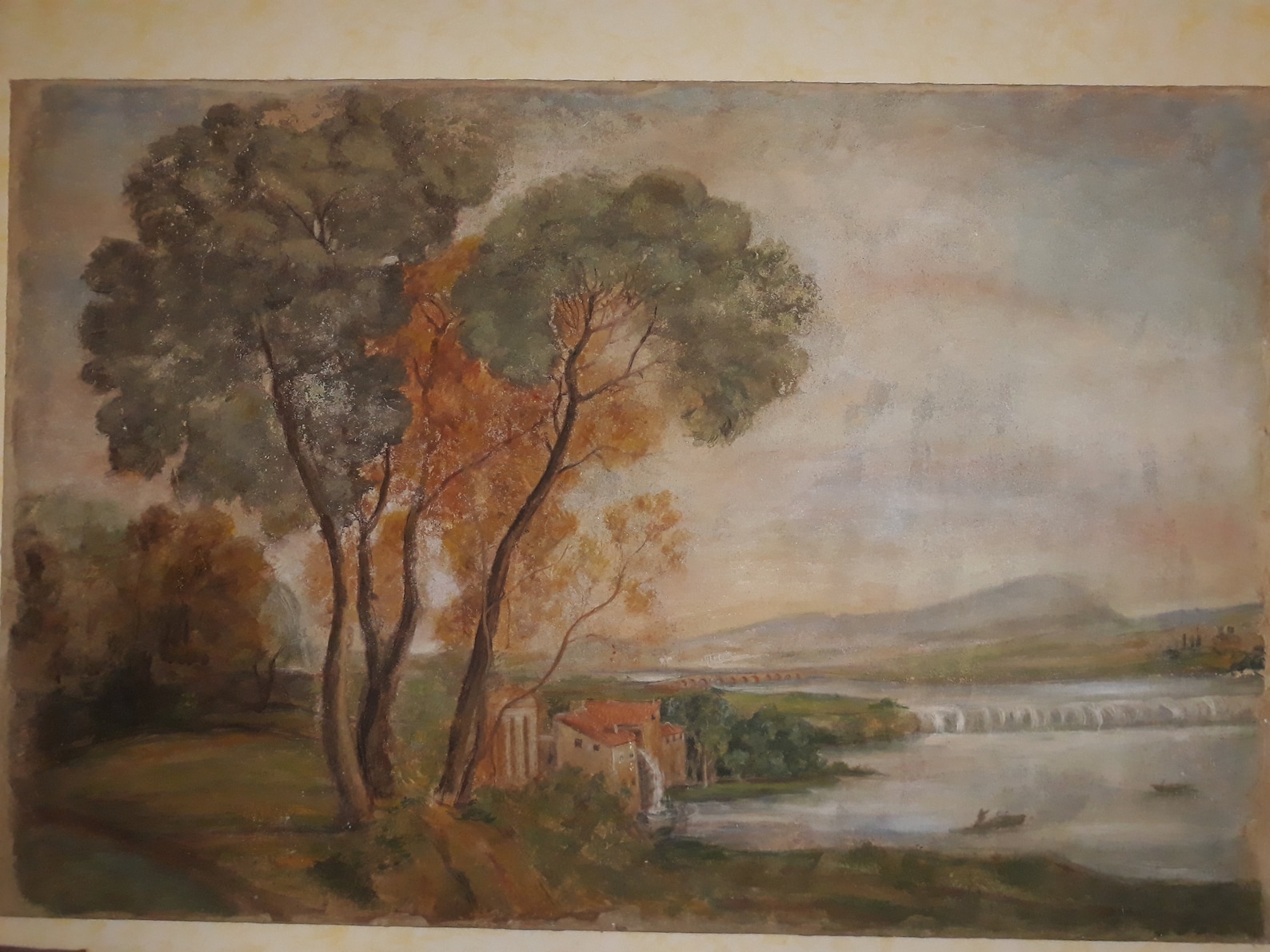 Authentic Italian Fresco Painting, Executed With Strappo Technique ...