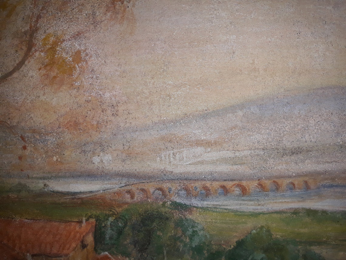 Authentic Italian Fresco Painting, Executed With Strappo Technique ...