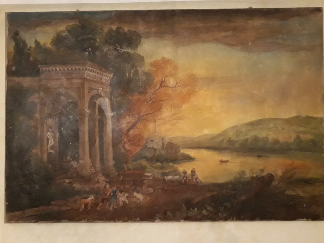 Authentic Italian Fresco Painting, Executed With Strappo Technique ...
