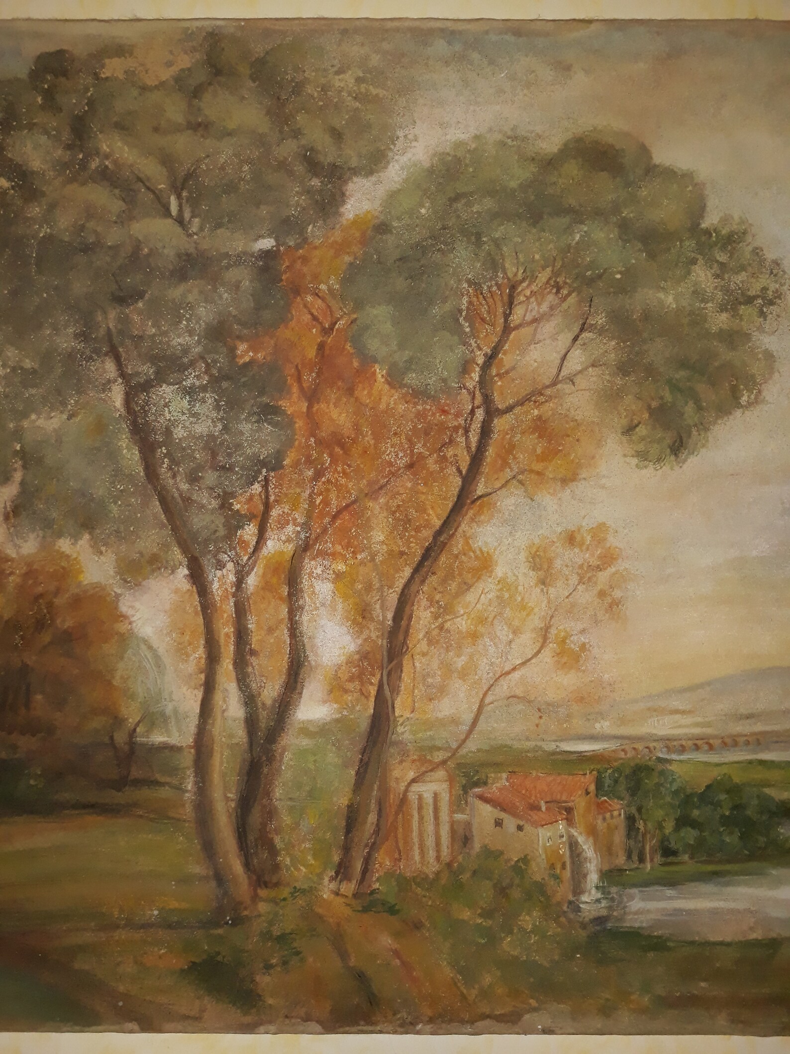 Authentic Italian Fresco Painting, Executed With Strappo Technique ...