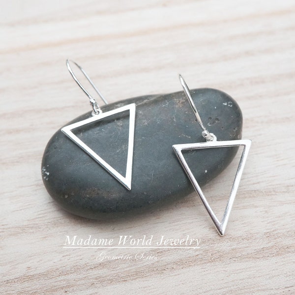 Triangle Earrings - Etsy