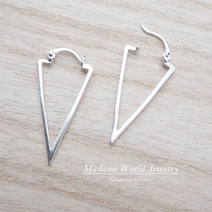 Triangle Earrings - Etsy