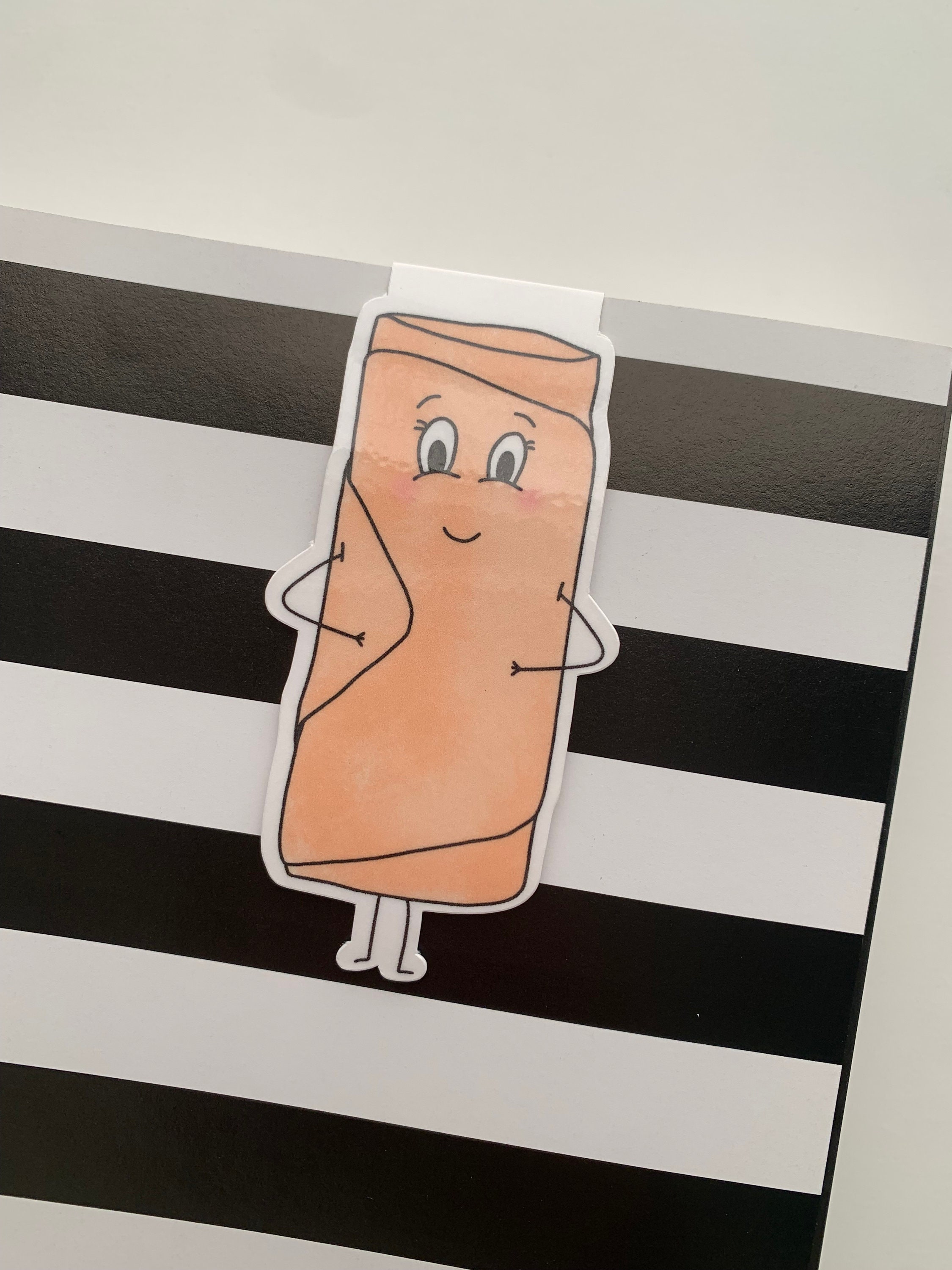 Magnetic Bookmark - Lumpia Girl | Filipino, Tagalog, Food - Etsy