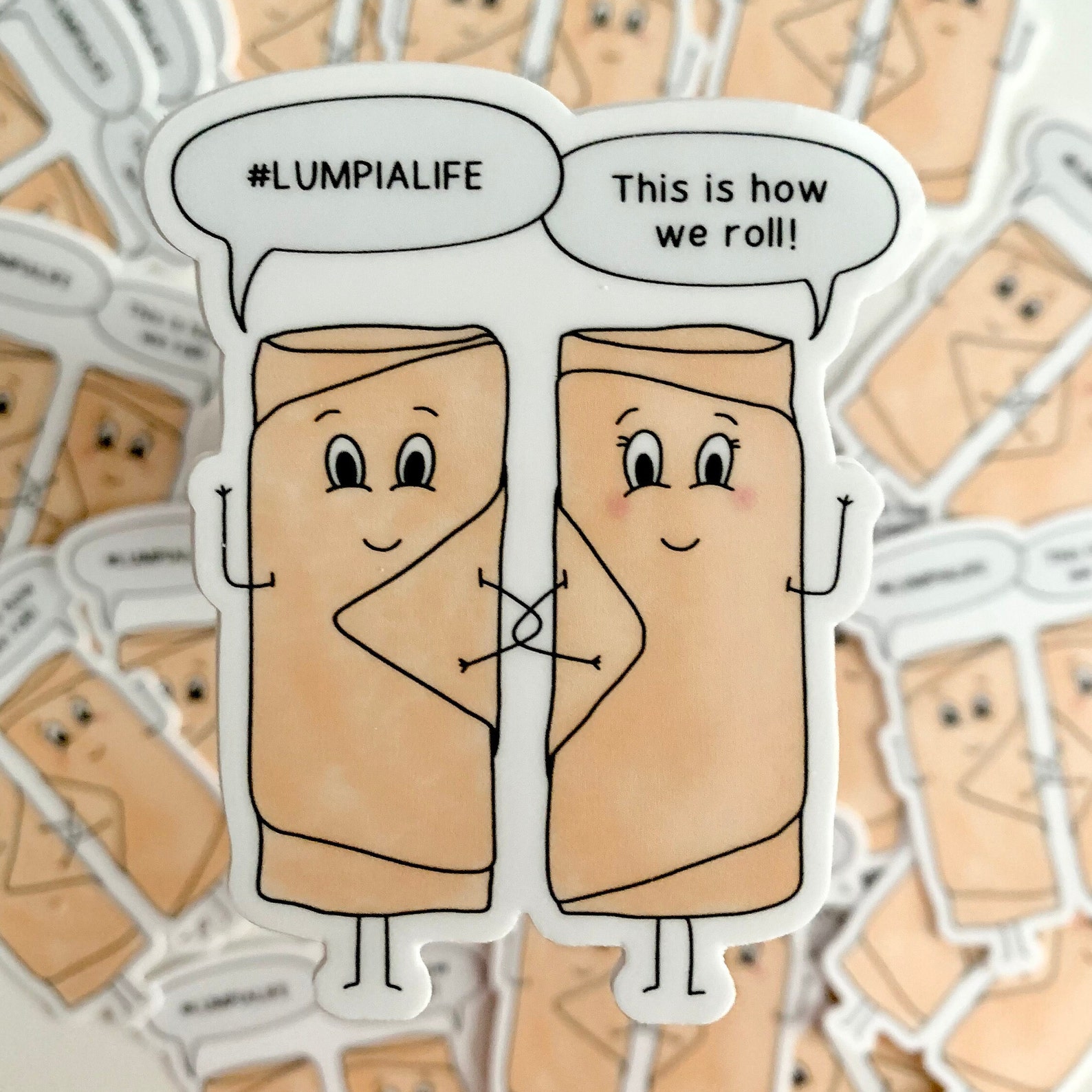 Sticker - #lumpialife I Filipino, Filipino Food, Lumpia - Etsy