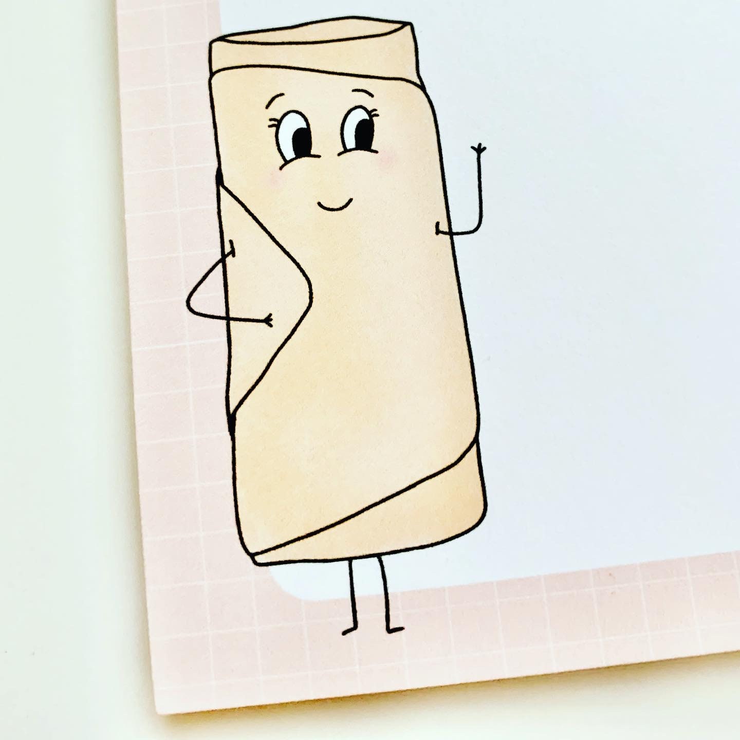 4.25"x5.5" Notepad - Lumpia Girl | Philippines, Filipino, Pinoy ...