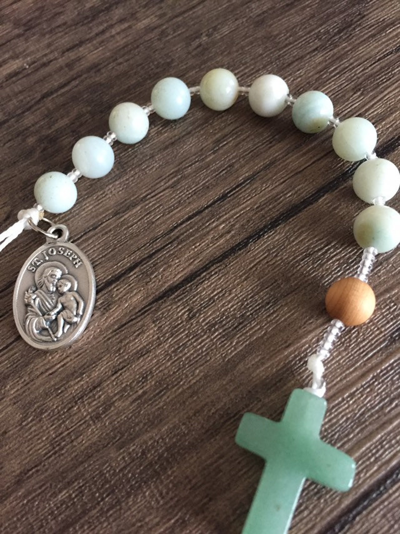 St Joseph Single Decade Rosary- Feminine, Catholic Dad, Boys ...