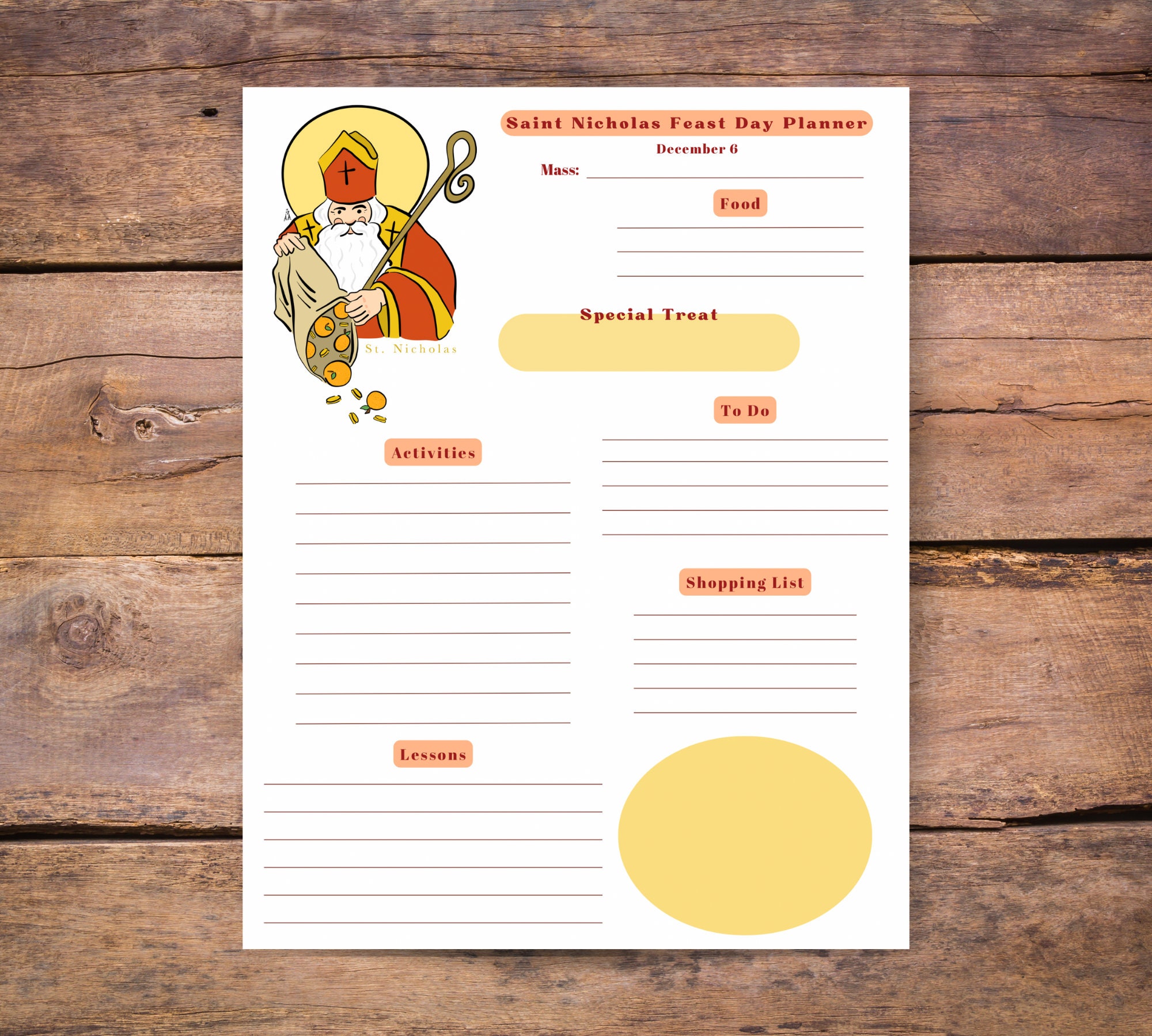 St. Nicholas Feast Day- Traditional Catholic, Liturgical Living, Latin ...