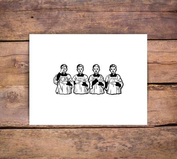 Altar Boy Sign of the Cross Black and White Traditional - Etsy