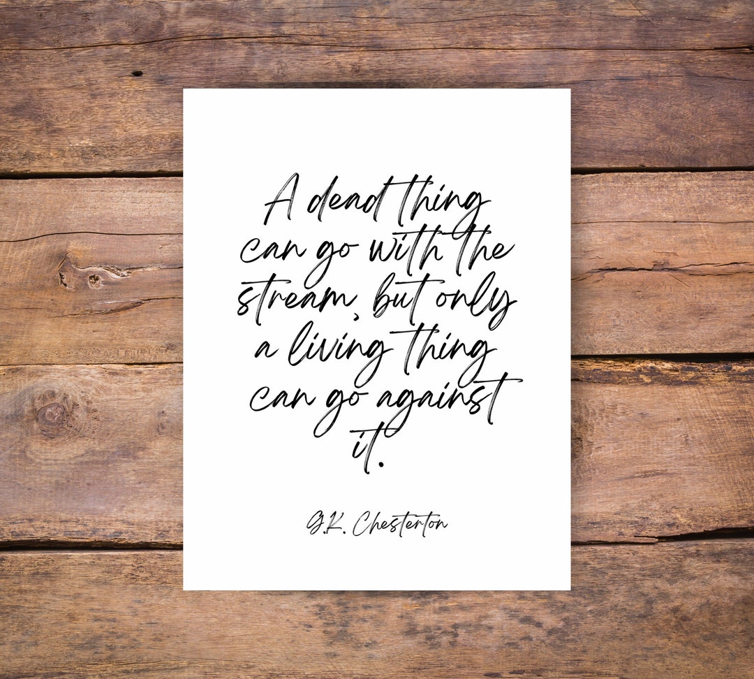 G K Chesterton Quote- Catholic Church Theme, Liturgical Living ...