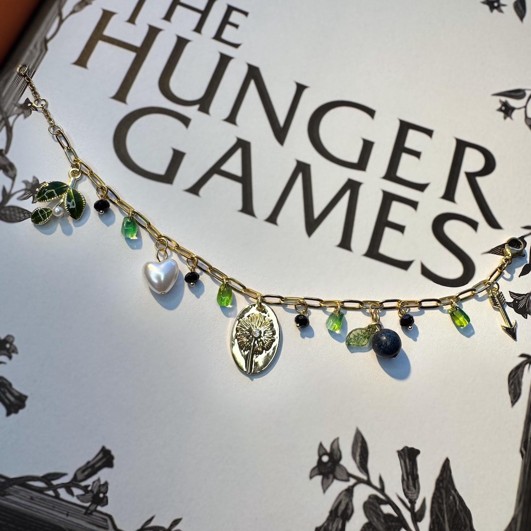 The Hunger Games Inspired Charm Bracelet | Bookish Jewelry - Etsy