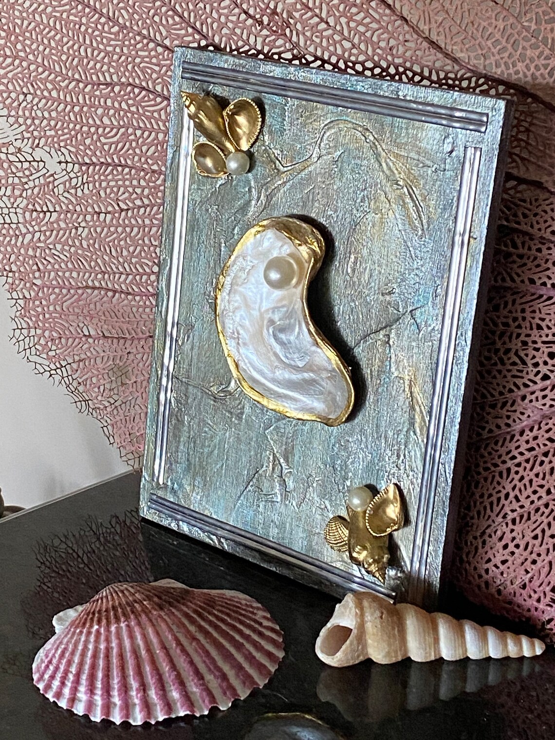 Unique Seashell Art, Costal Decor,beach Decor. - Etsy