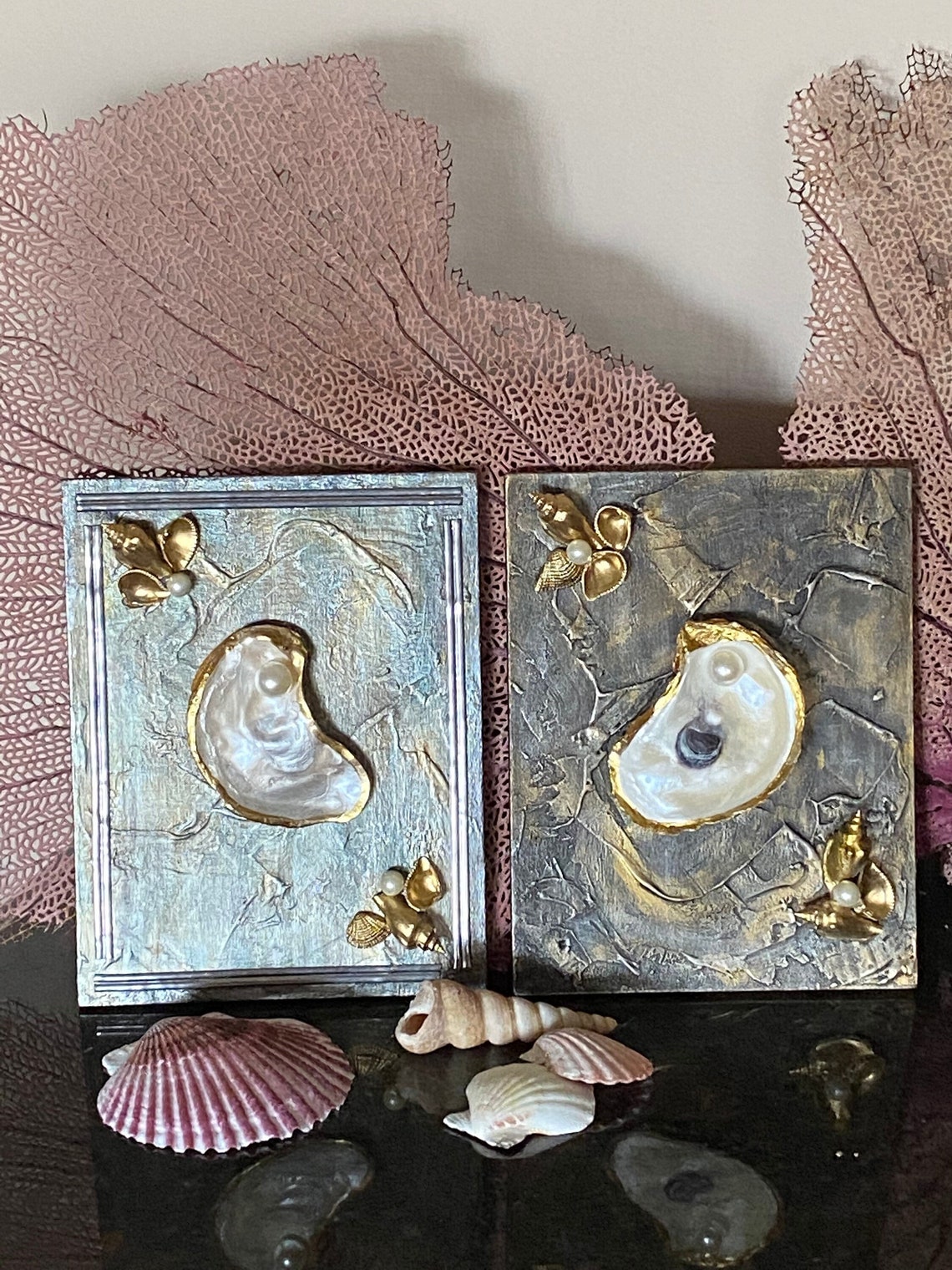 Unique Seashell Art, Costal Decor,beach Decor. - Etsy