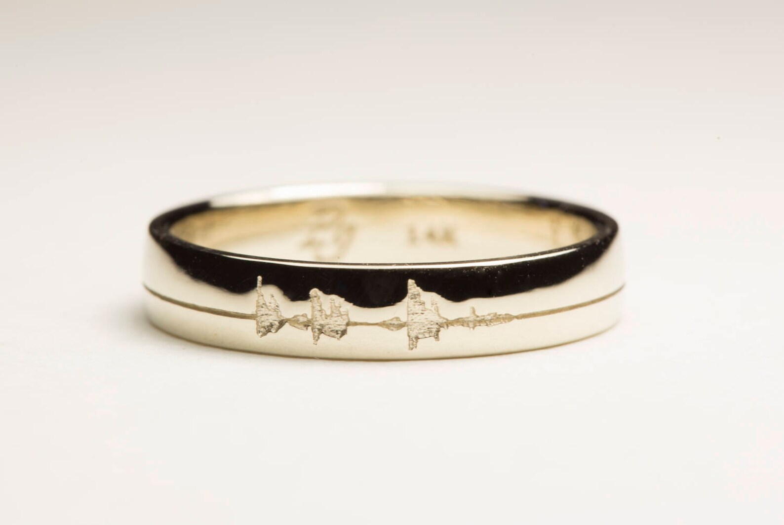 Sound Wave Ring Sound Wave Band Custom Sound Wave Soundwave - Etsy