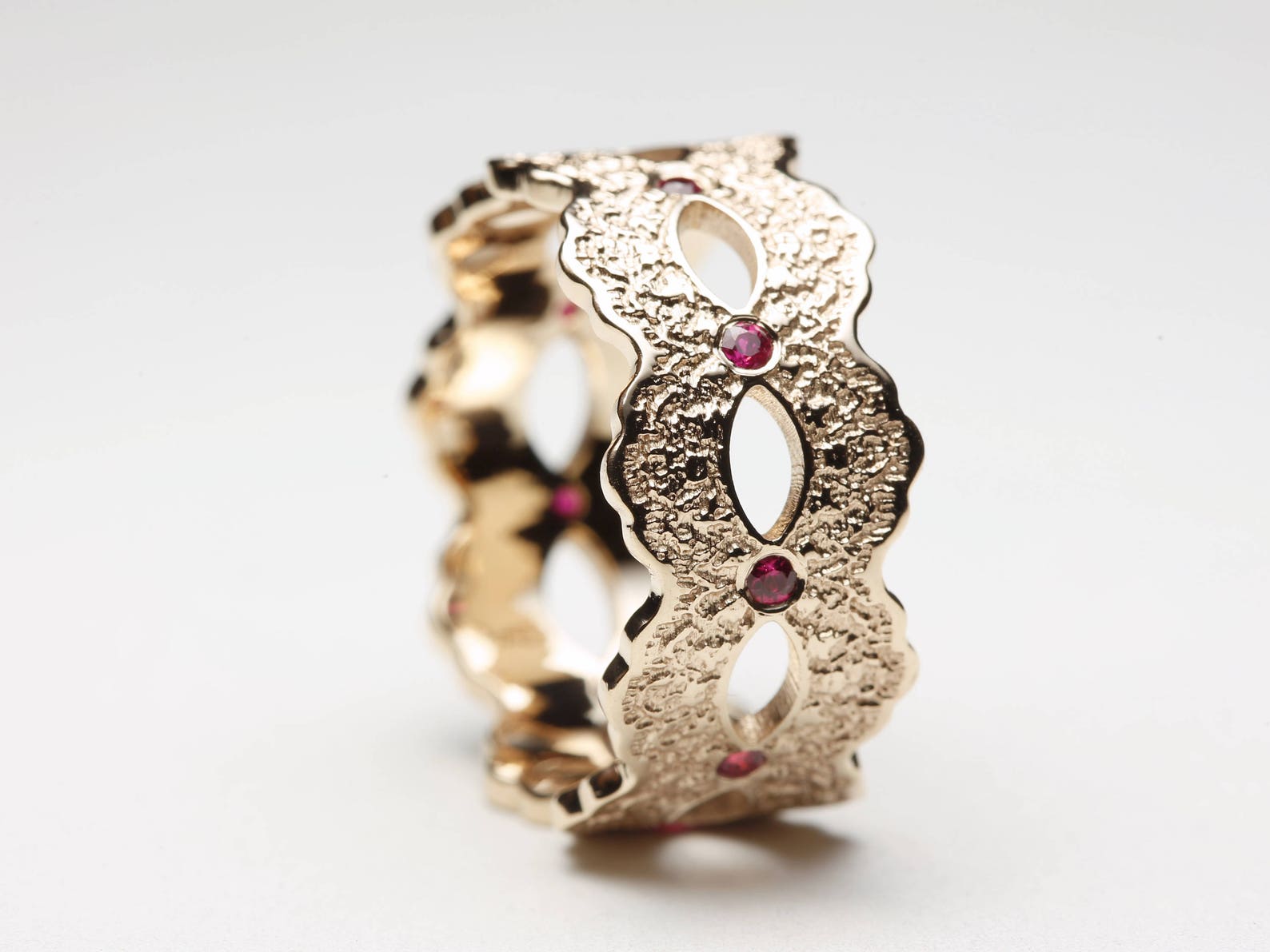 Ruby Wedding Band Ruby Wedding Ring Ruby Rose Gold Ring - Etsy