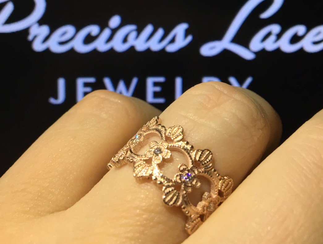 Unique Sapphire Crown Ring Gold Crown Ring Sapphire Crown - Etsy