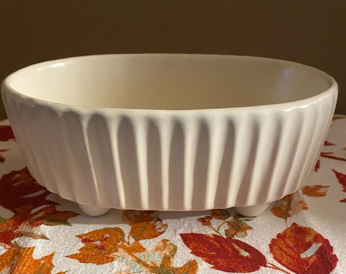 Vintage Hull Pottery USA Cream Planter/mcm Atomic Style/ Number F39 ...