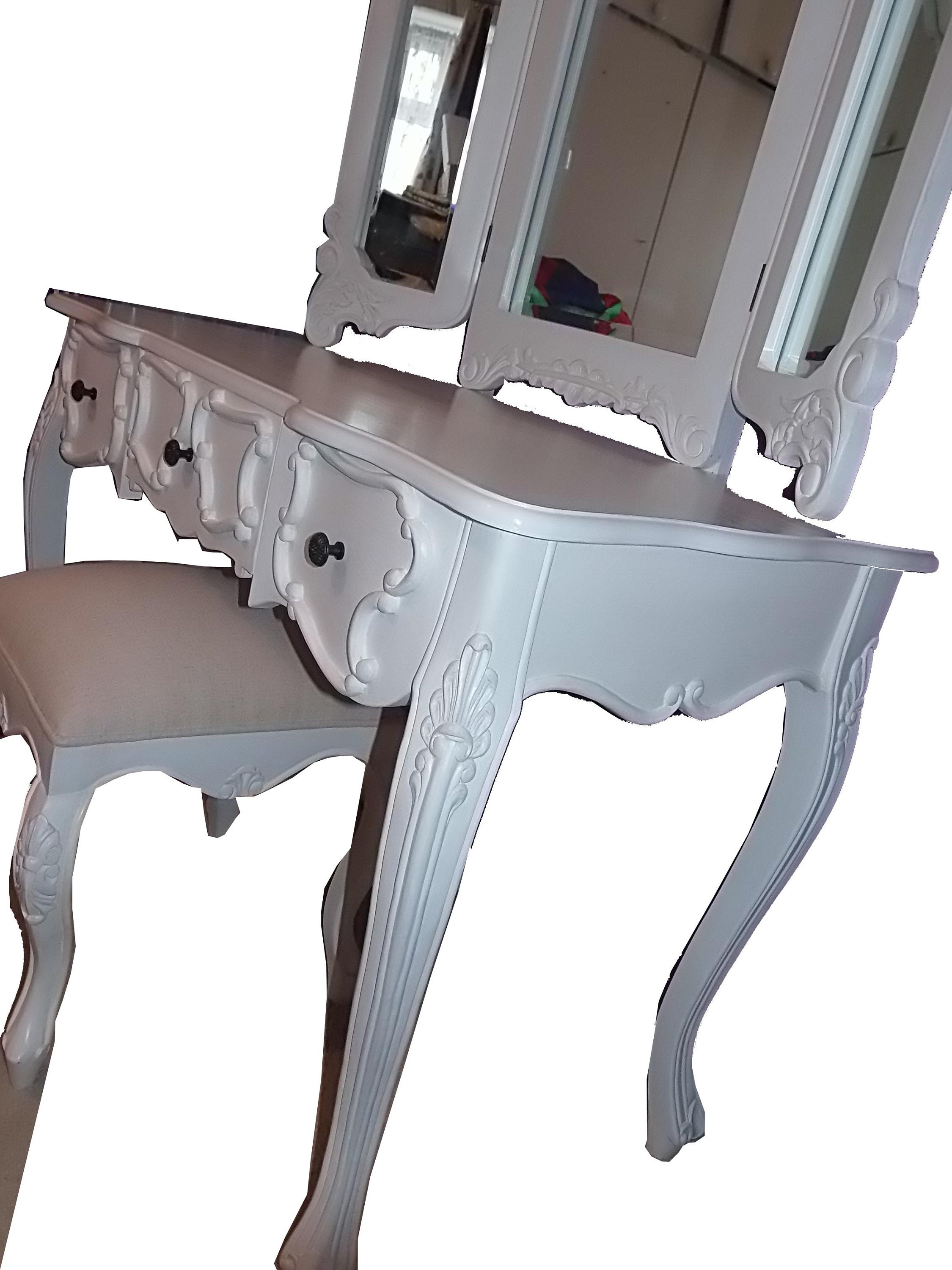 Dressing Table and Stool - Etsy
