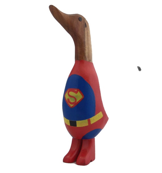 Superman Wooden Duck