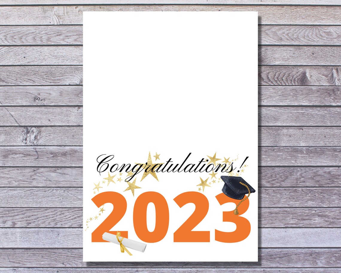 Graduation Printable Card, Congratulations 2023 Card, Congrats Card ...