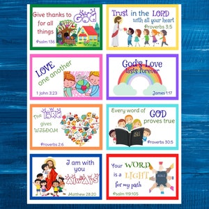 Lunchbox Notes, PRINTABLE NOTES, Bible Verses Notes , Inspirational ...