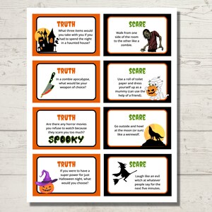 Halloween Truth or Scare Game, Halloween Party Kid's Game, Halloween ...