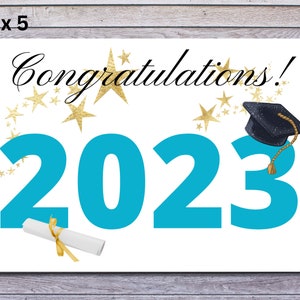 Graduation Printable Card, Congratulations 2023 Card, Congrats Card ...