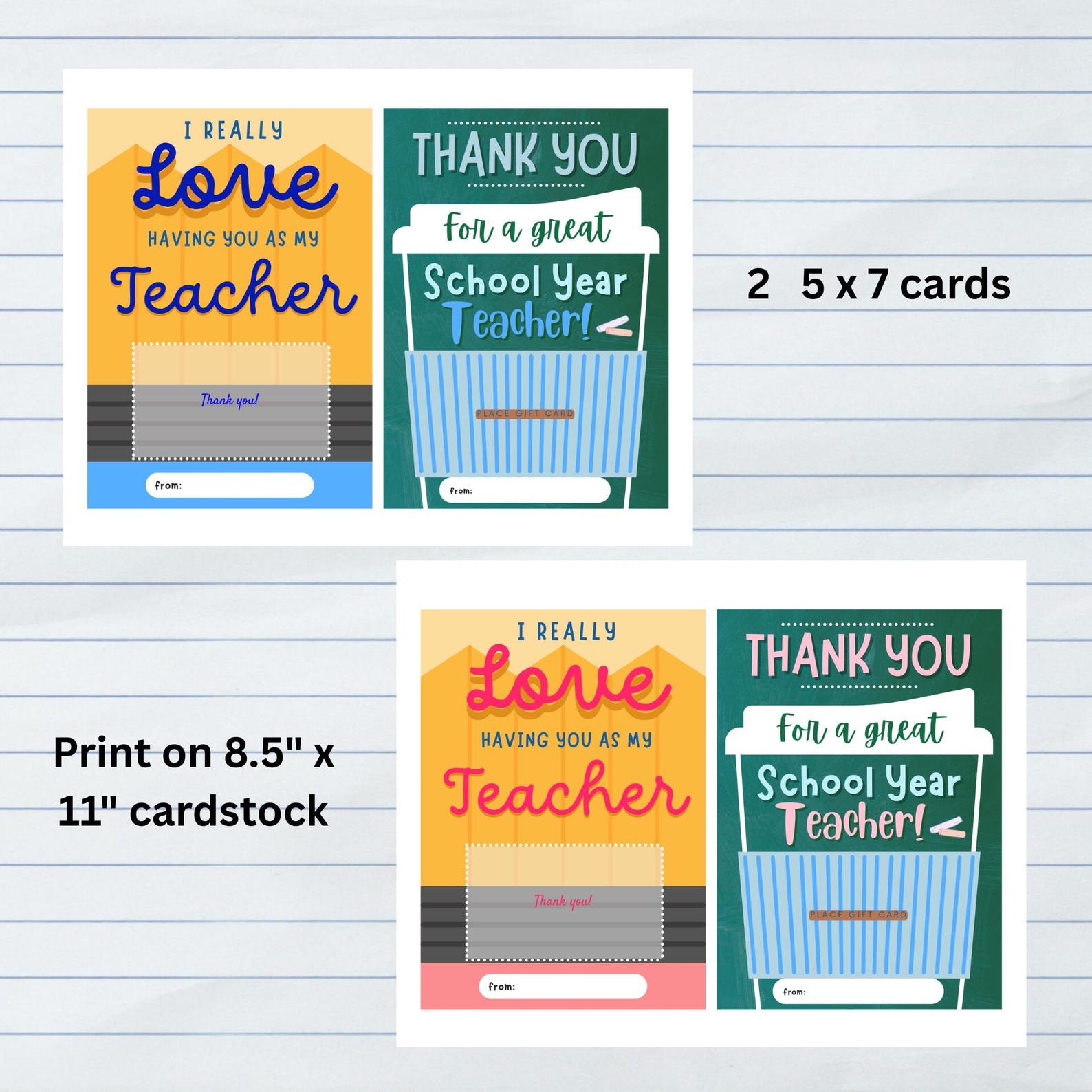 Teacher Appreciation Gift Card Holder, Teacher Appreciation Gift Card ...