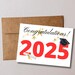Graduation Printable Card, Congratulations 2025 Card, Congrats Card ...