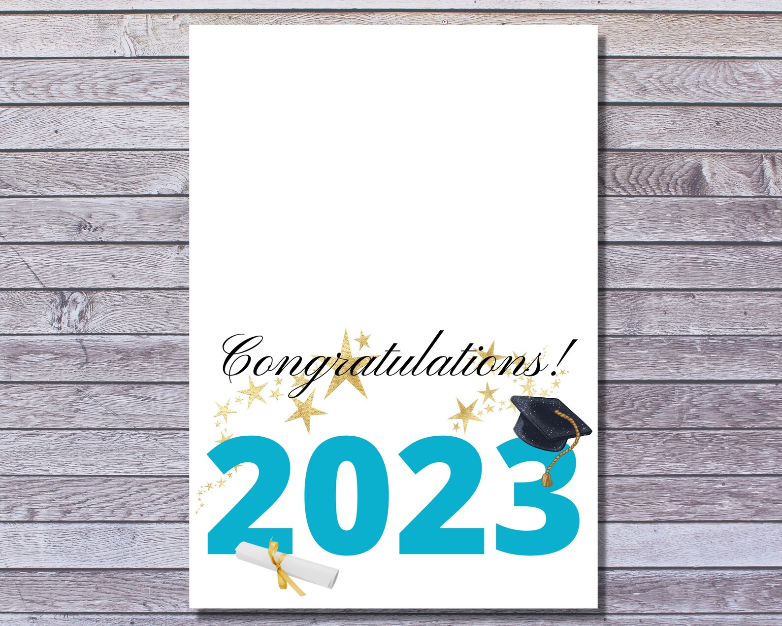 Graduation Printable Card, Congratulations 2023 Card, Congrats Card ...