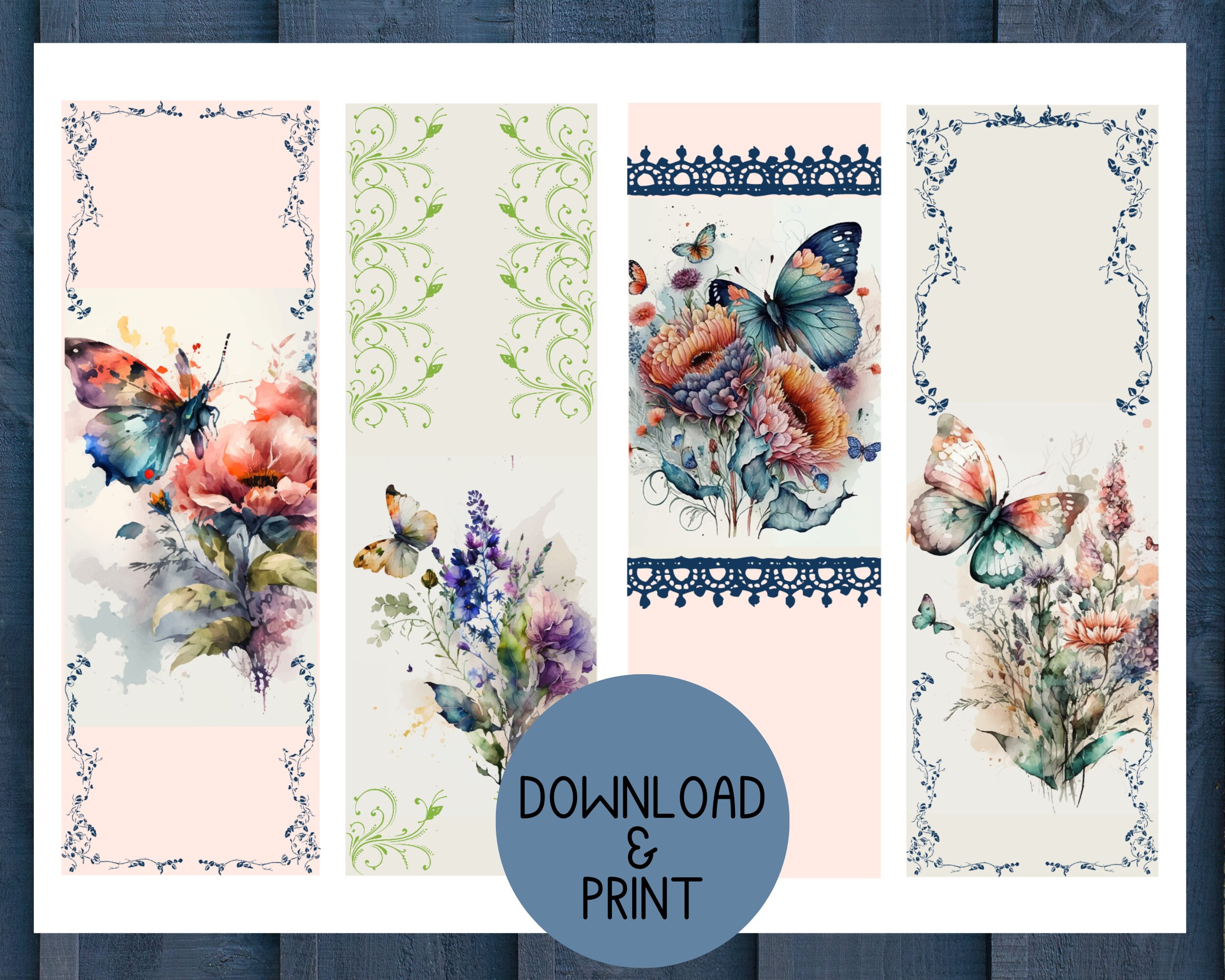 Mother's Day Printable Card and Bookmarks, Mother's Day Gift, Mother's ...