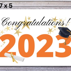 Graduation Printable Card, Congratulations 2023 Card, Congrats Card ...