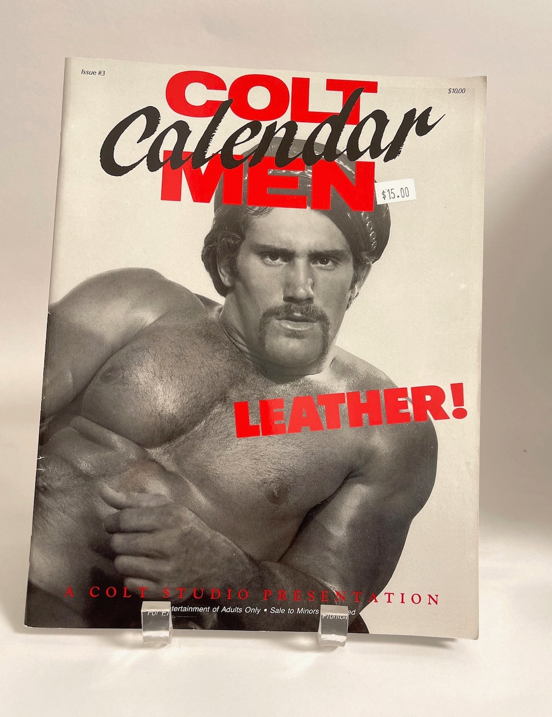 Colt Calendar Men Leather Issue 3... Amazing Condition... From 1990 ...