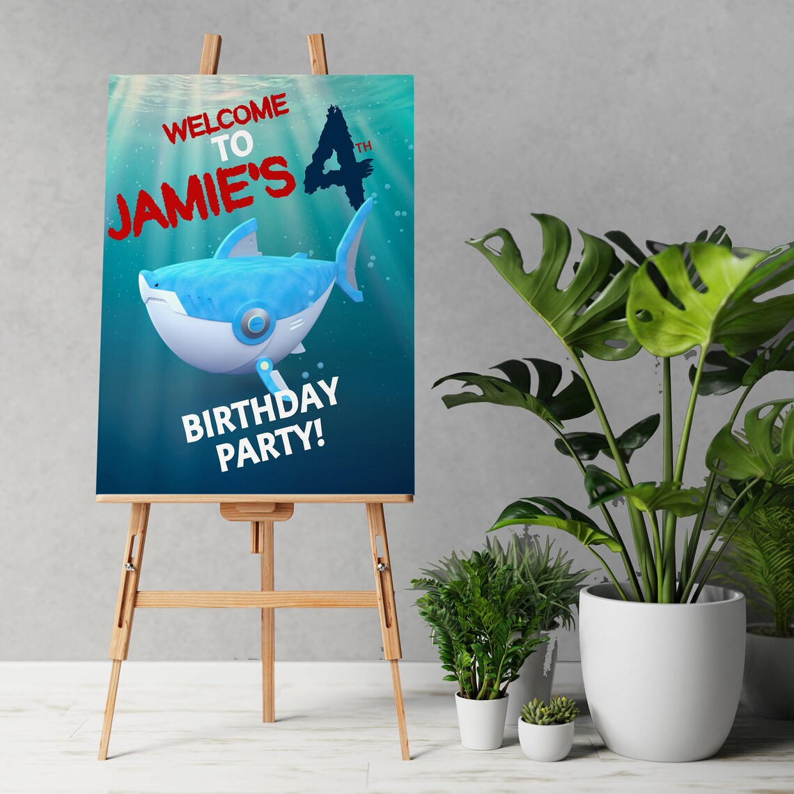 Baby Shark Birthday Thank You Tags Party Favor Tags Digital - Etsy