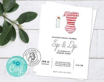 Dip Party Invite - Etsy