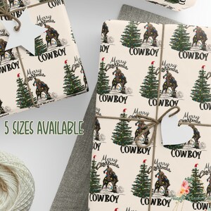 Christmas Wrapping Paper, Country Christmas Gift Wrap, Farmhouse ...