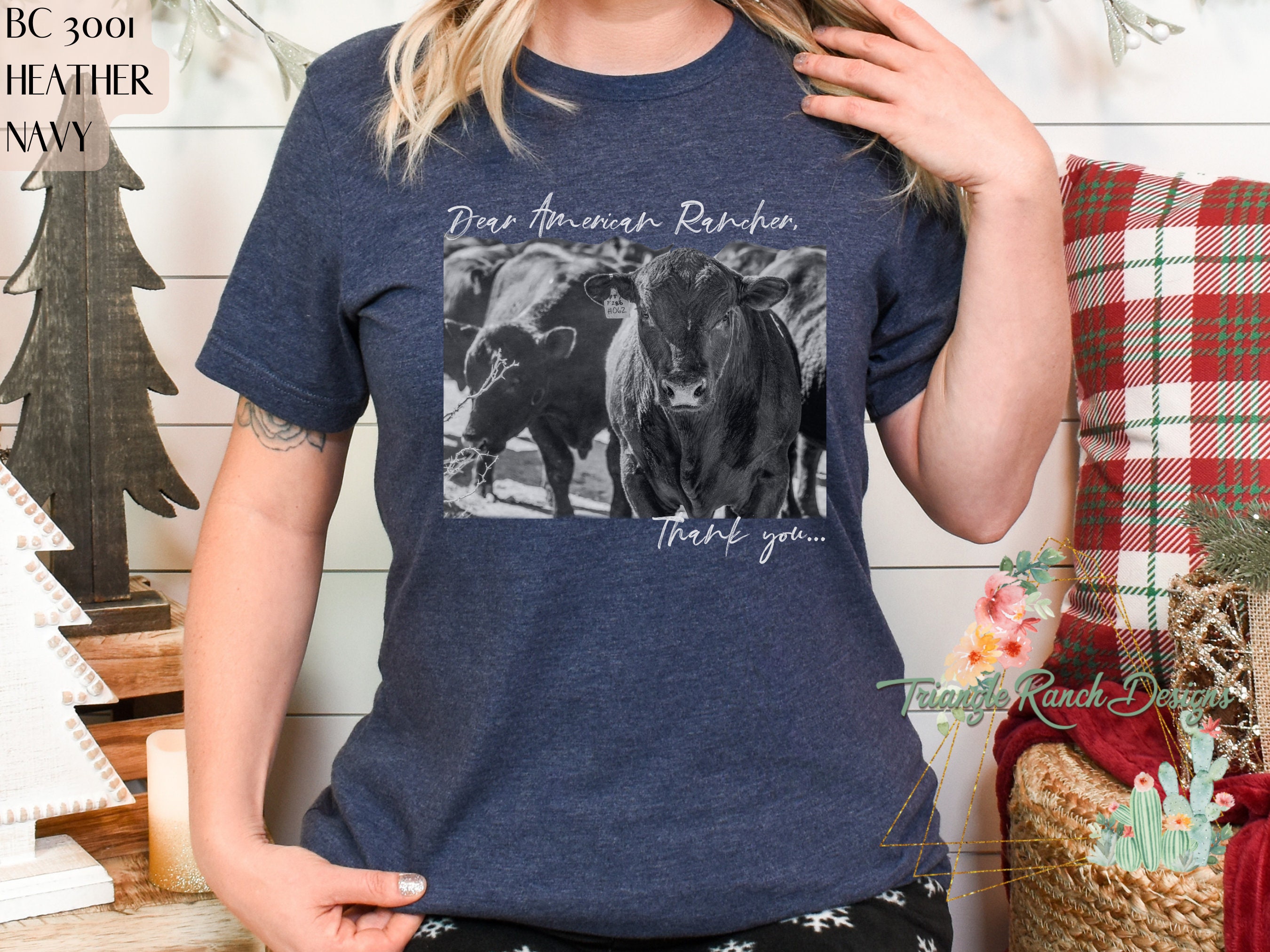 Thank a Rancher, Western T-shirt, Angus Bull Shirt, Thank a Farmer ...