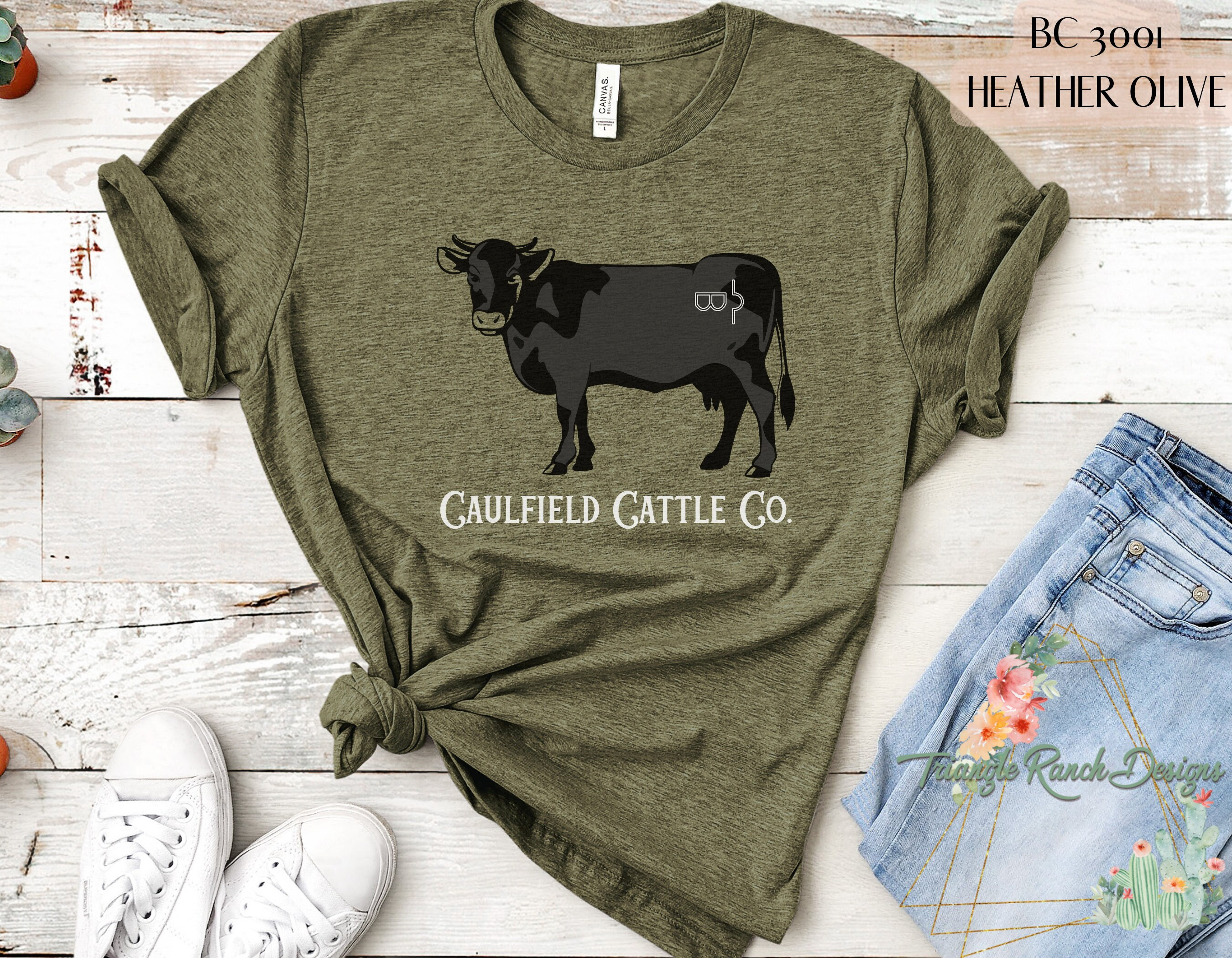 Custom Brand Cattle Company T-shirt, Personalized Cow Brand Shirt - Etsy