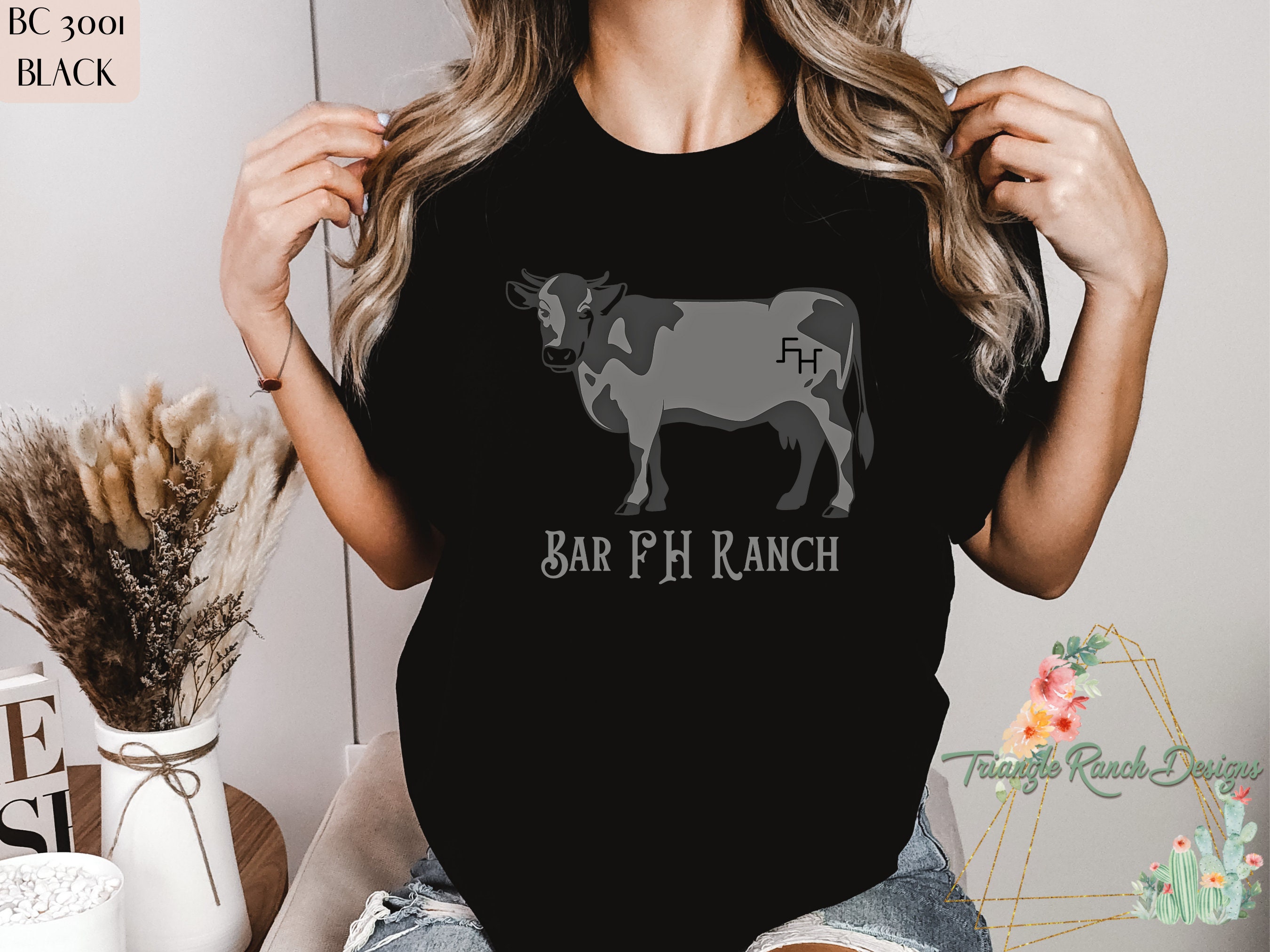 Custom Brand Cattle Company T-shirt, Personalized Cow Brand Shirt - Etsy