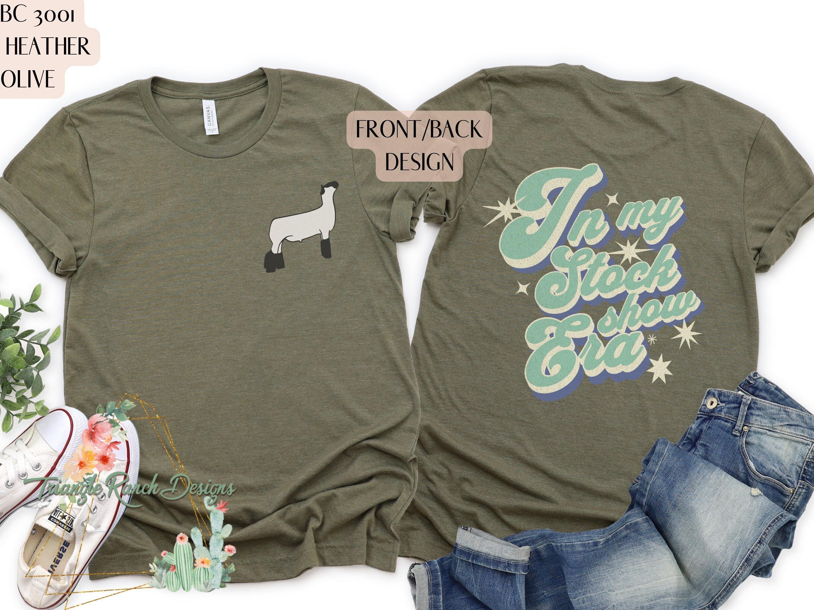 In My Stockshow Era Steer Livestock Tshirt Stock Show Shirt Show Pig T ...