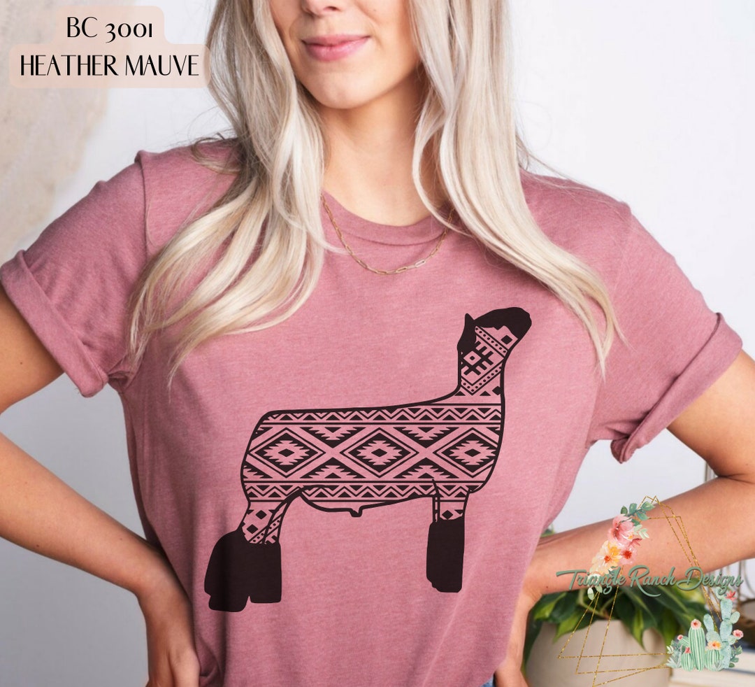 AZTEC Show Lamb Tee Livestock Tshirt Stock Show Shirt Show Lamb T-shirt ...