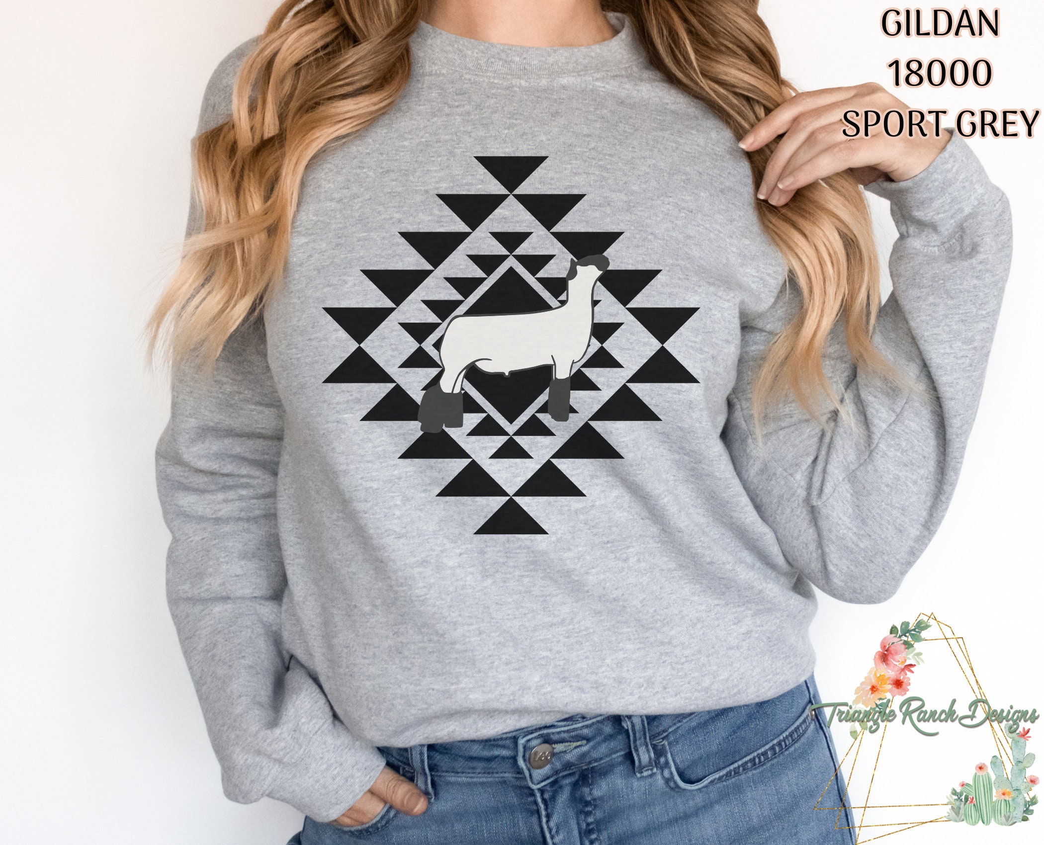 Show Lamb Sweatshirt Show Lamb Tee Livestock Stock Show Tee Sheep ...