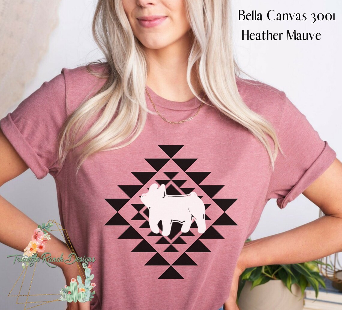 Aztec Show PIG Tee Pig Livestock Tshirt Stock Show Shirt Show - Etsy