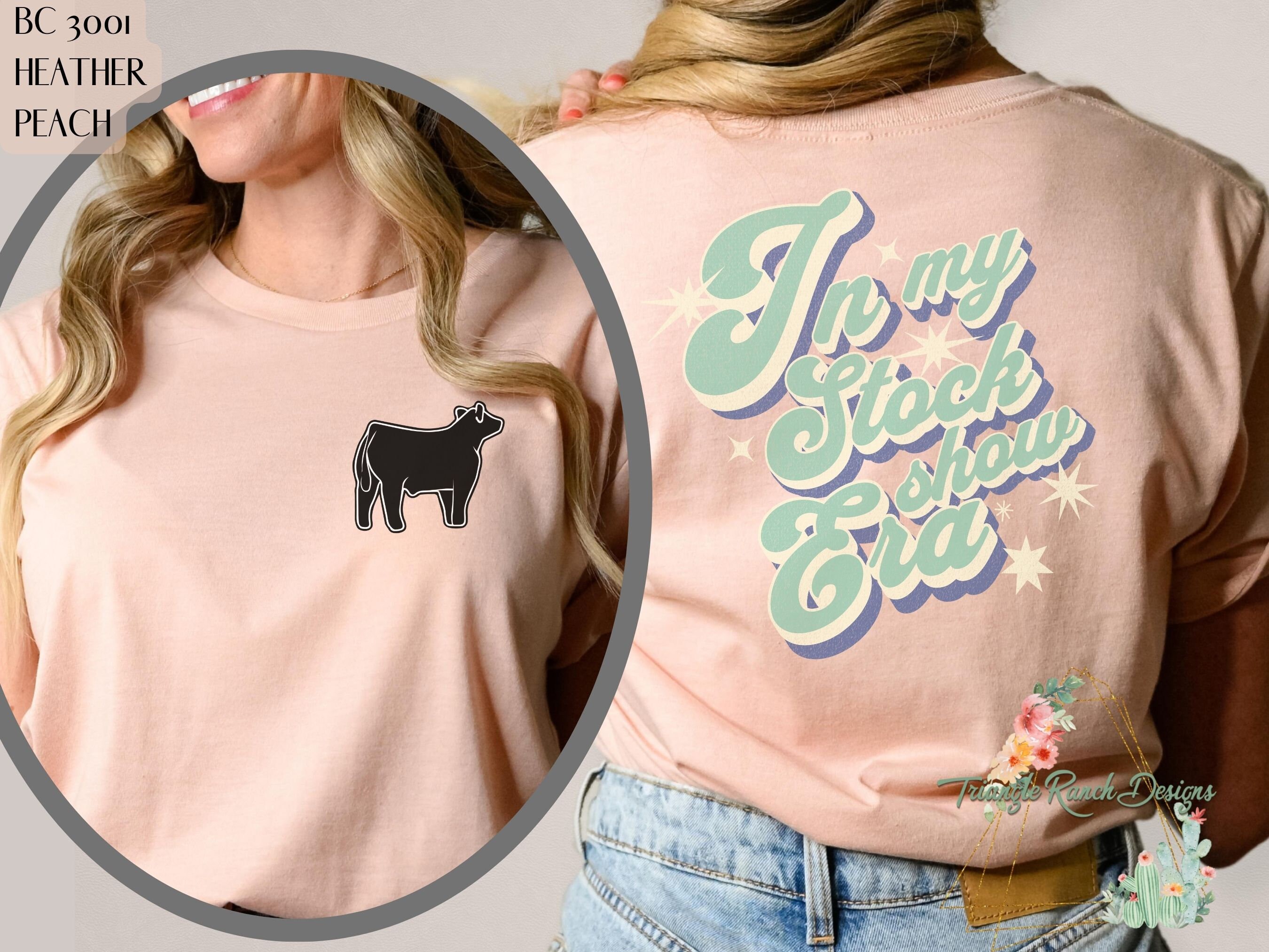 In My Stockshow Era Steer Livestock Tshirt Stock Show Shirt Show Pig T ...
