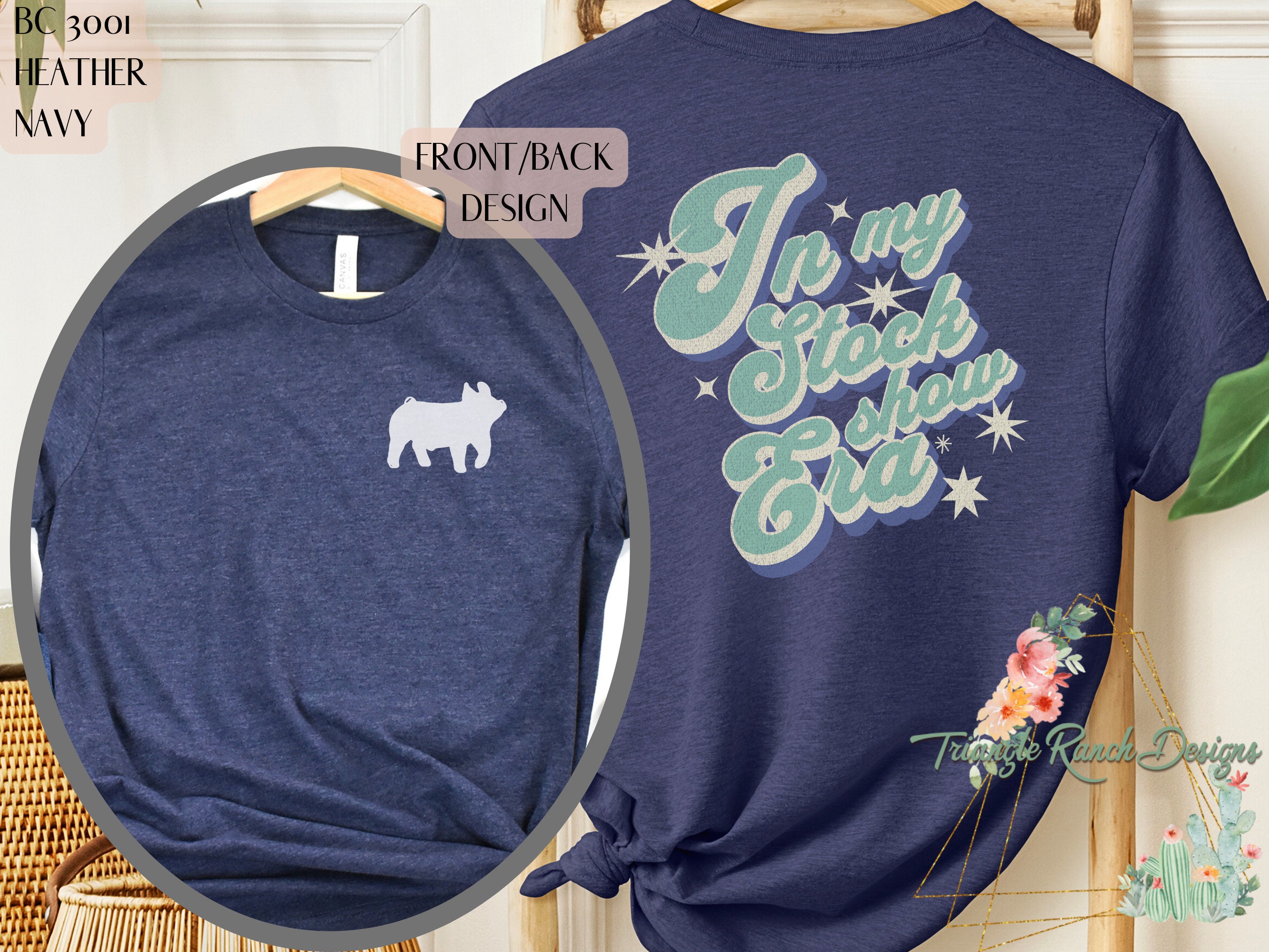 In My Stockshow Era Steer Livestock Tshirt Stock Show Shirt Show Pig T ...