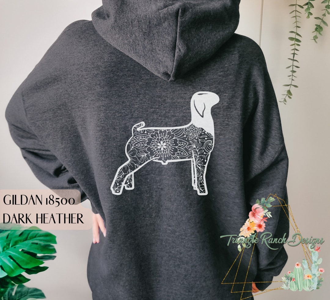 Personalized Floral Show Goat Hoodie Boer Livestock Stock Show Shirt ...