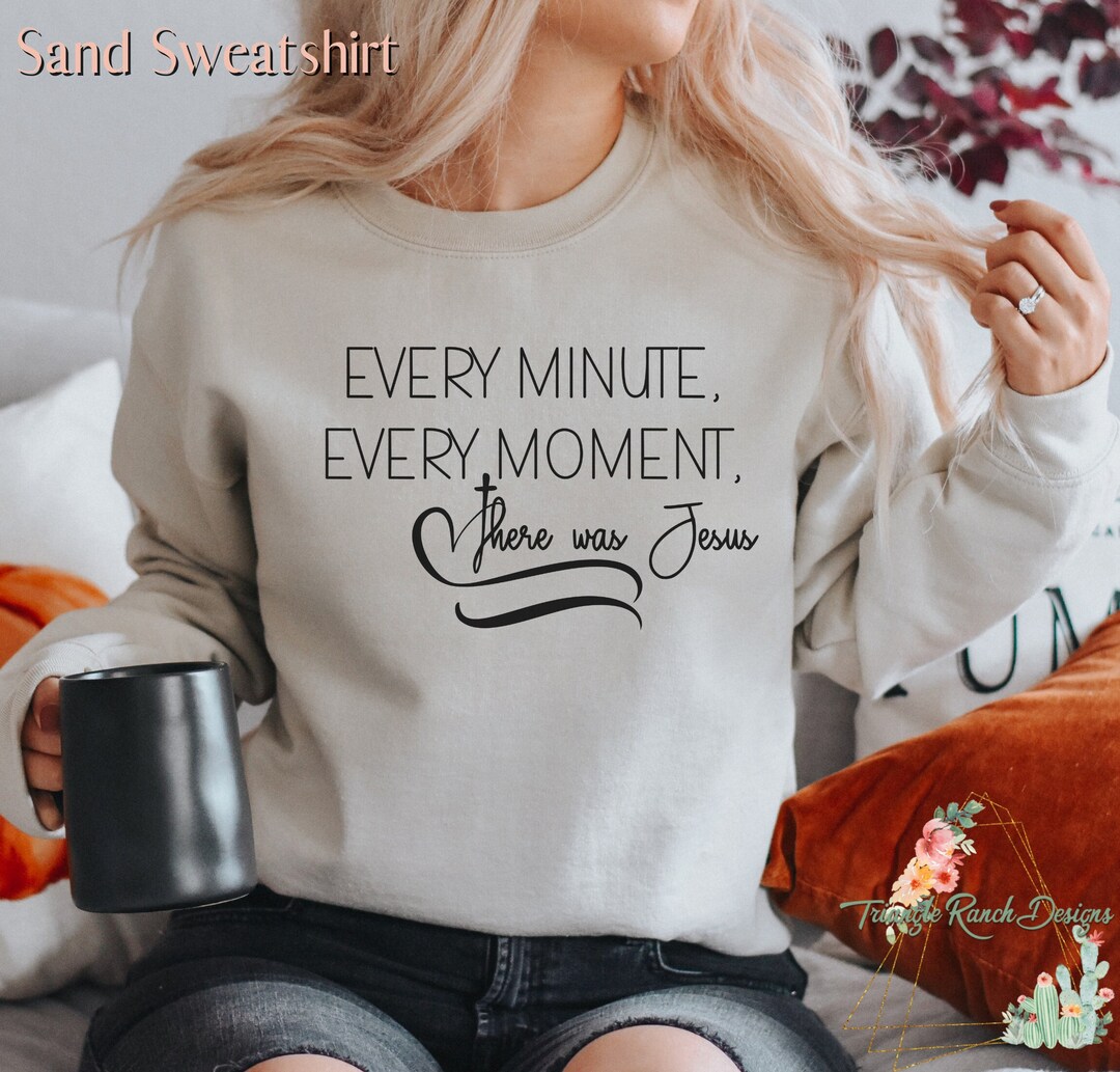 There Was Jesus Sweatshirt Religious Sweater Christian Sweater for Her ...