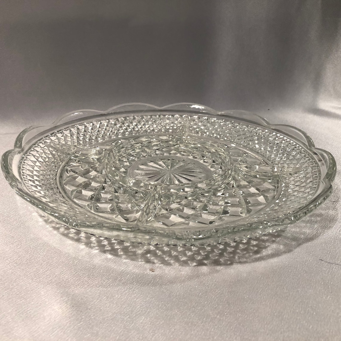 Wexford Anchor Hocking Relish Dish Divided Party Platter - Etsy
