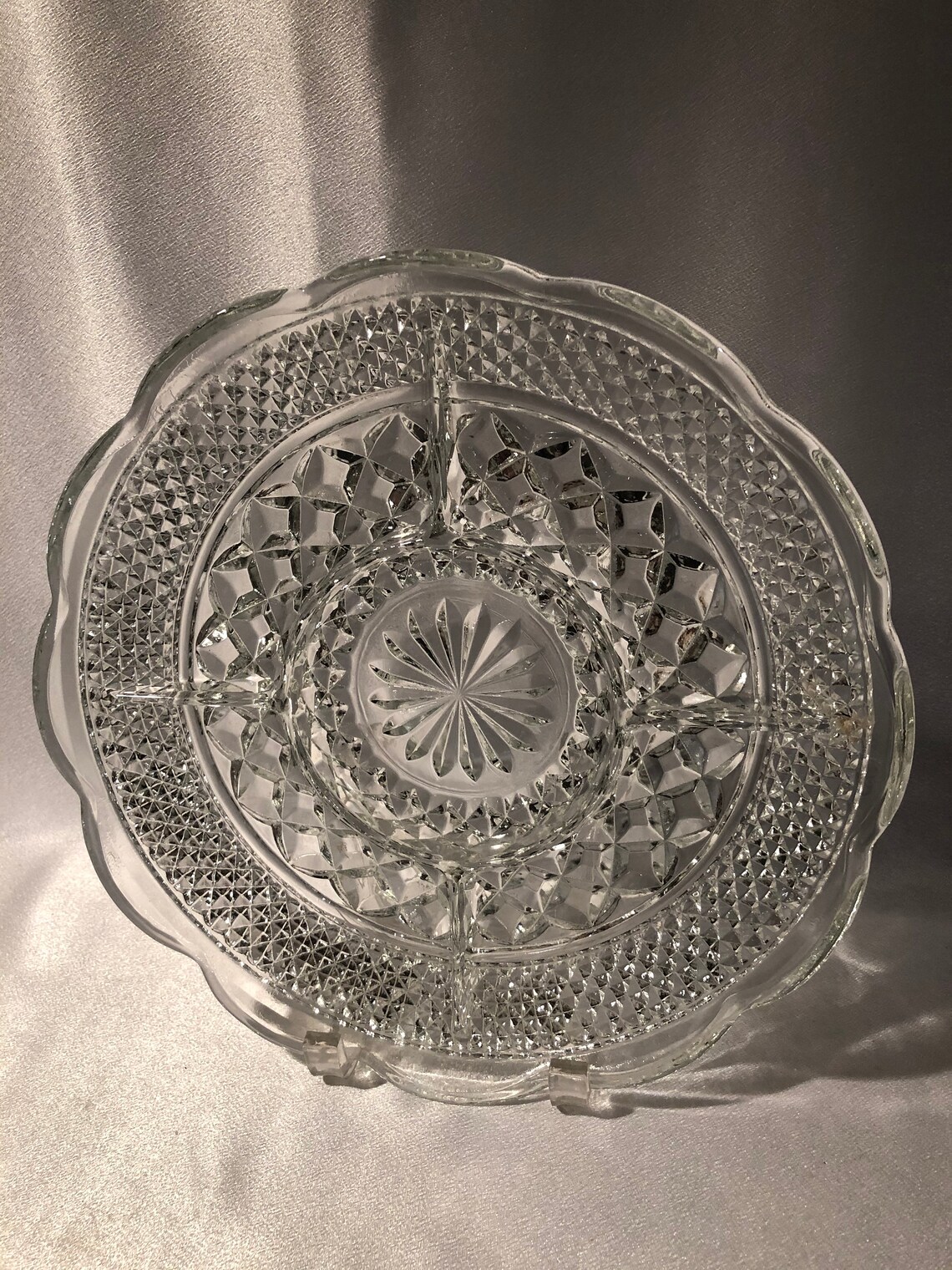 Wexford Anchor Hocking Relish Dish Divided Party Platter - Etsy